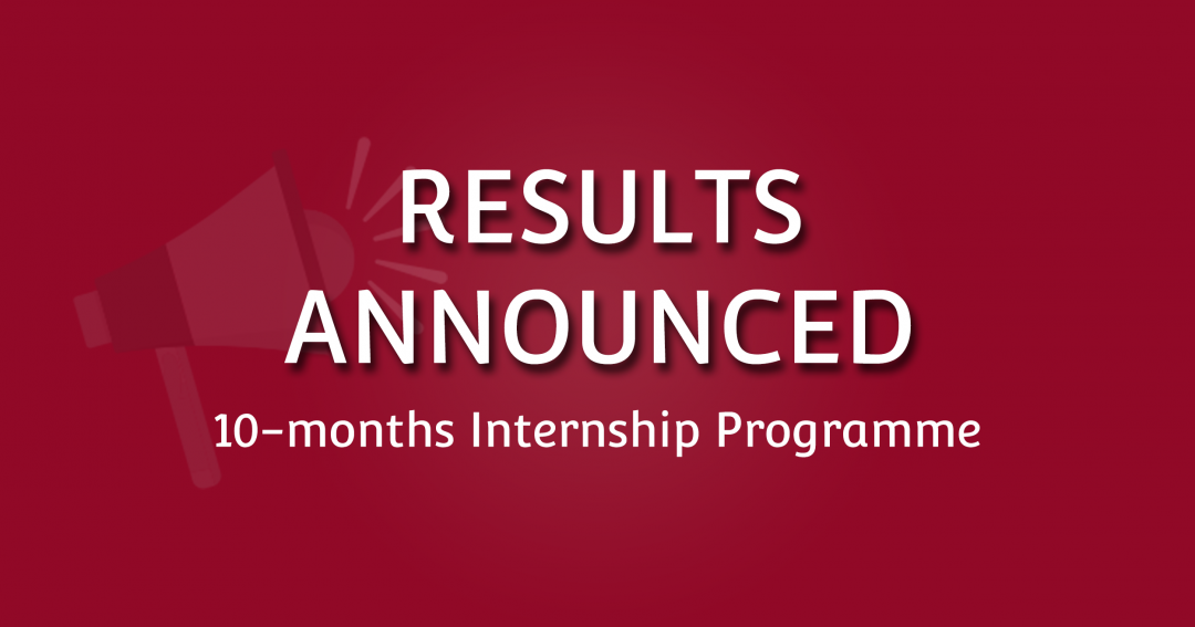 Results: 2nd Phase of Selection Process Completed